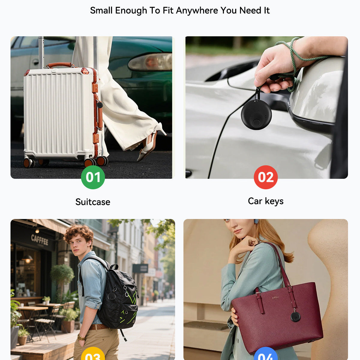 Track Your Valuables with Ease: Bluetooth Tracker for Wallets, Bags, a ...