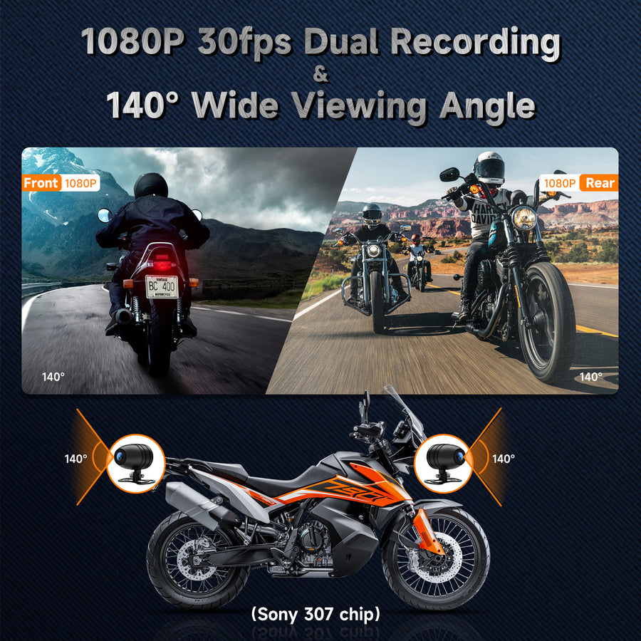 NaviCam CL876- 6.86" Multifunction Motorcycle GPS /Motorcycle Cameras ...