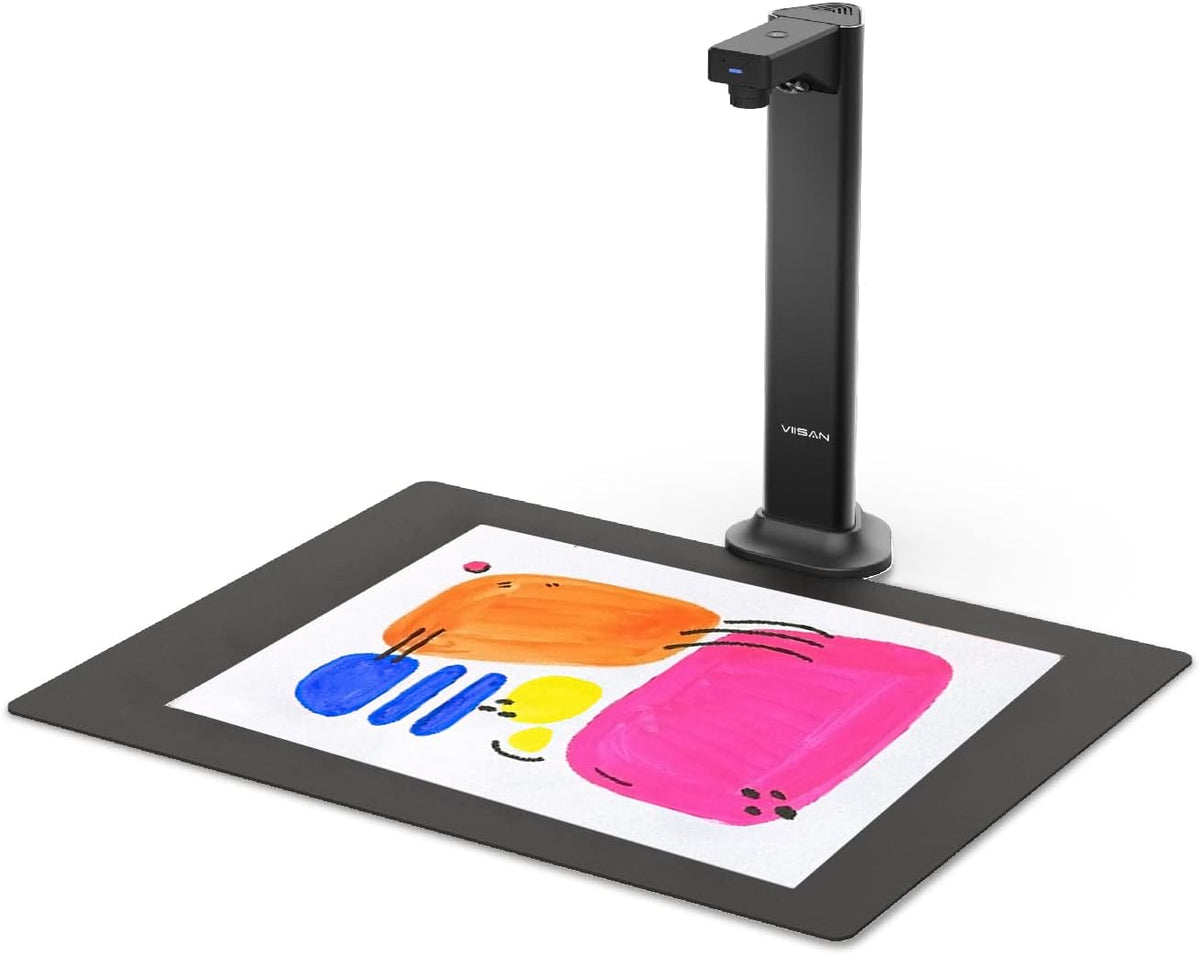 VIISAN DL8 Ultra Smart Document Scanner, USB Book Scanner with Asymmet ...