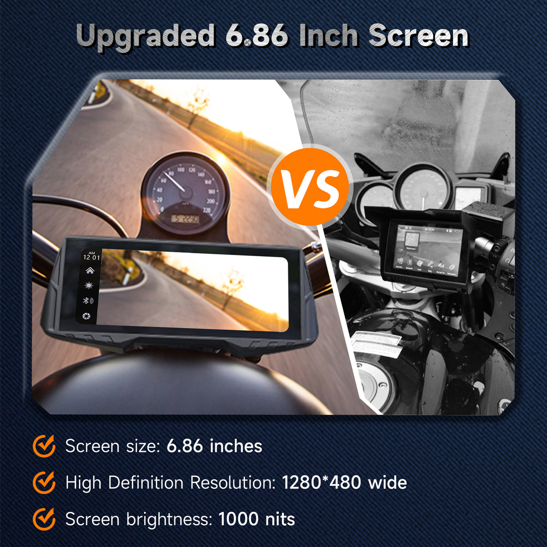 NaviCam CL876- 6.86" Multifunction Motorcycle Smart Screen – Spedal-Store